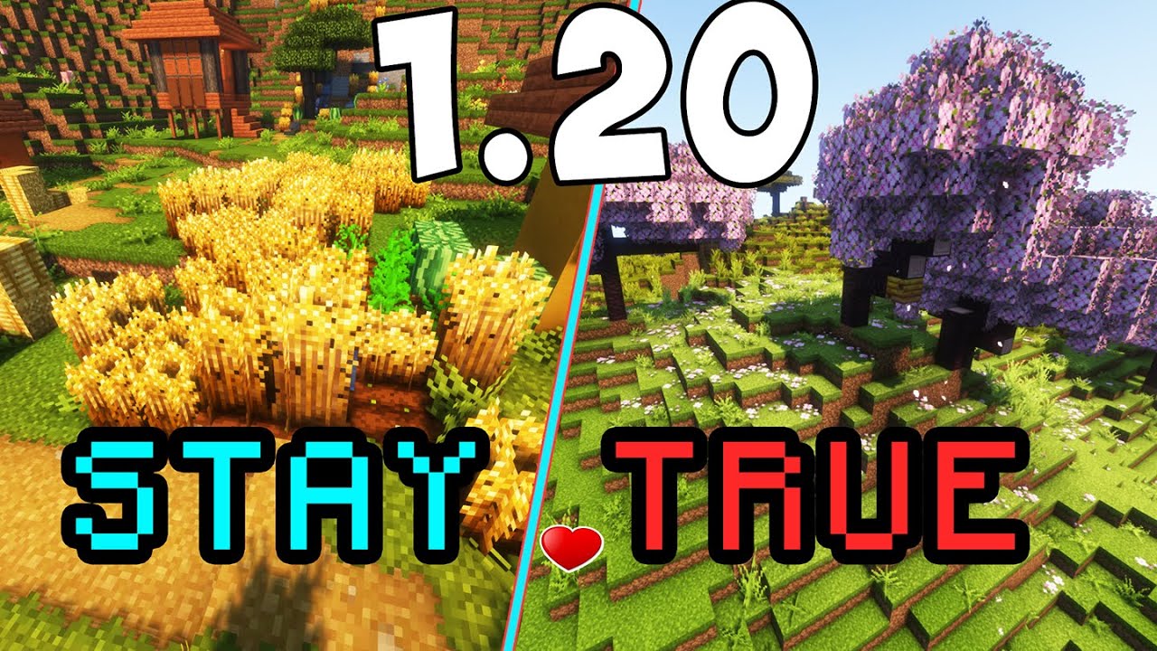 STAY TRUE TEXTURE PACK 1.20/1.20.1 Work 100% - YouTube