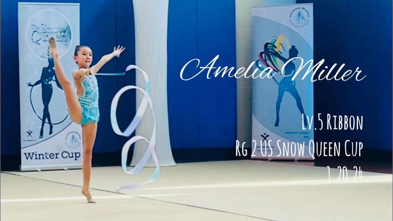 Amelia Miller (Rg2 US) Ribbon Level 5 Rhythmic Gymnastic Competition ...