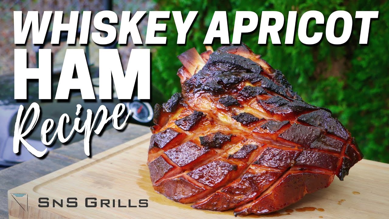 Whiskey Apricot Glazed Smoked Ham Recipe - Smoked Ham Recipes - YouTube
