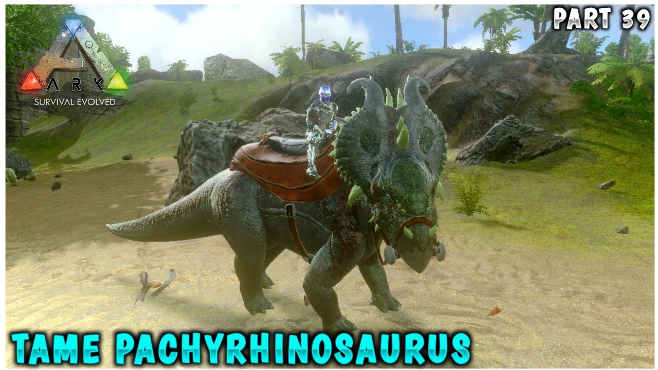 Ark Survival Evolved Part 39 Gameplay Tamil Tame Pachyrhinosaurus Mr