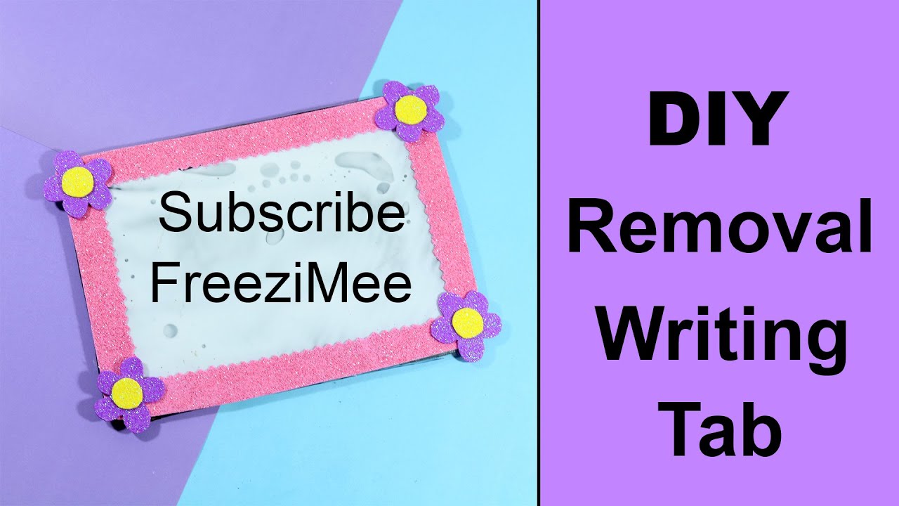 How to Make Removal Writing Tab | DIY Writing Tab at Home | Very Easy ...