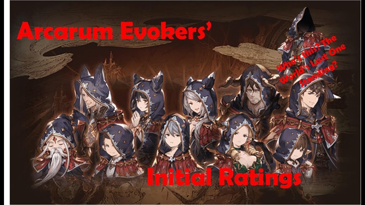 Initial Ratings on All Acarum Evokers [Granblue Fantasy] - YouTube