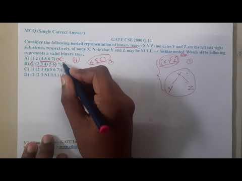 GATE CSE 2000 Q 14 || Trees ||Data Structure || GATE Insights Version: CSE - YouTube