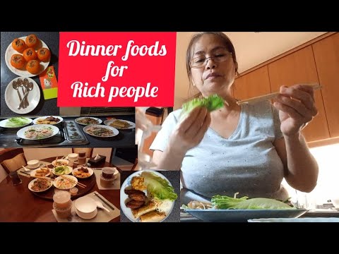 Dinner foods for Rich people - YouTube