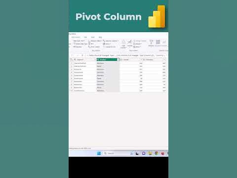 Power Query Pivot Column - Pivot Data Tables or Layouts - Part 10 # ...