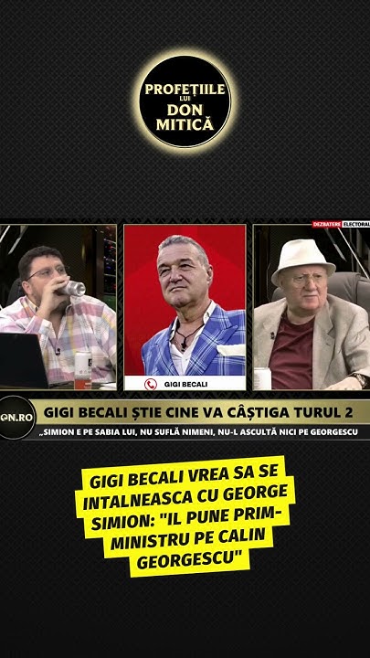 Gigi Becali vrea sa se intalneasca cu George Simion: "Il pune prim-ministru pe Calin Georgescu ...