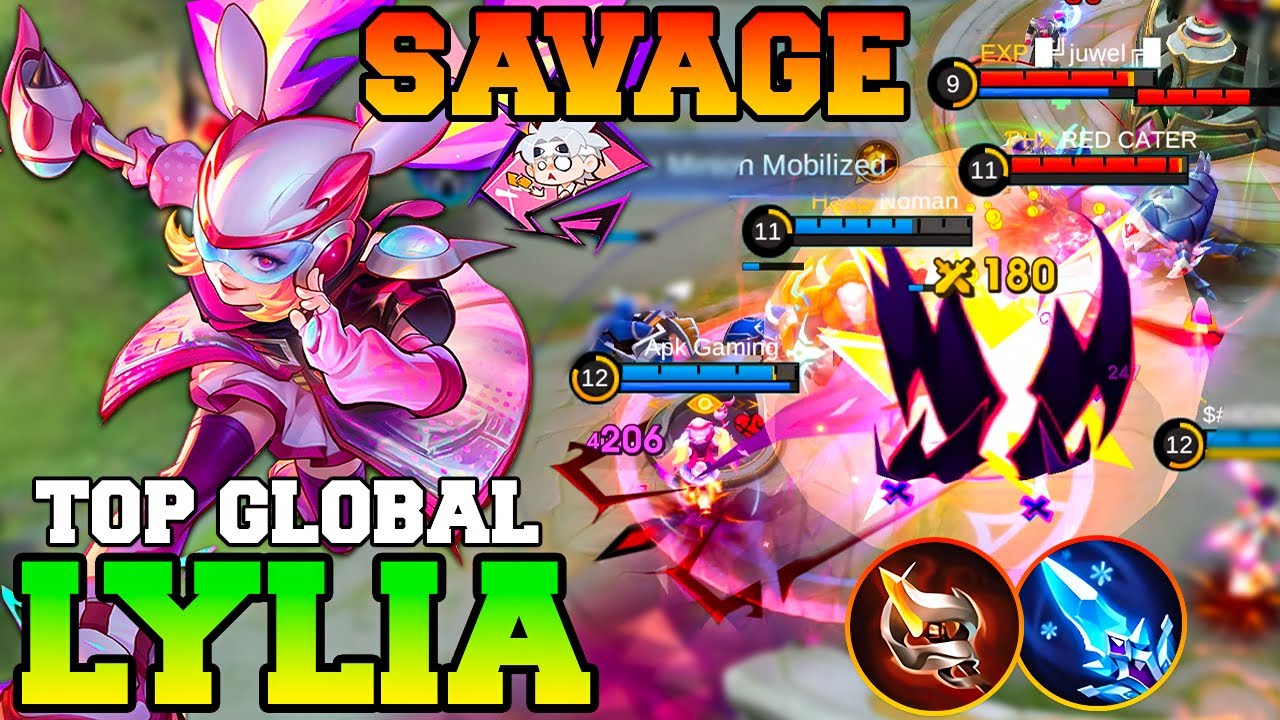 Savage Lylia Gameplay Best Build 2024 !! MLBB Lylia Tutorial Combo ...