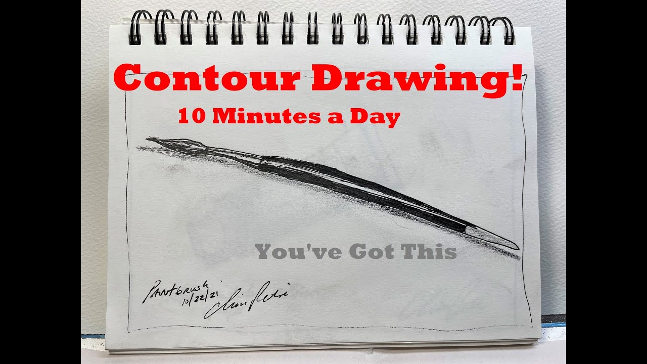 EXTREME BEGINNERS - Daily Contour Drawing Practice for 10 Minutes a Day ...