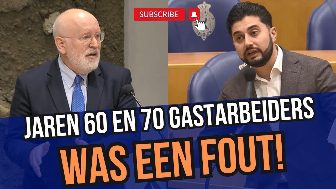 DENK KRAAKT Timmermans over migratie Ik dacht dat het een column was ...