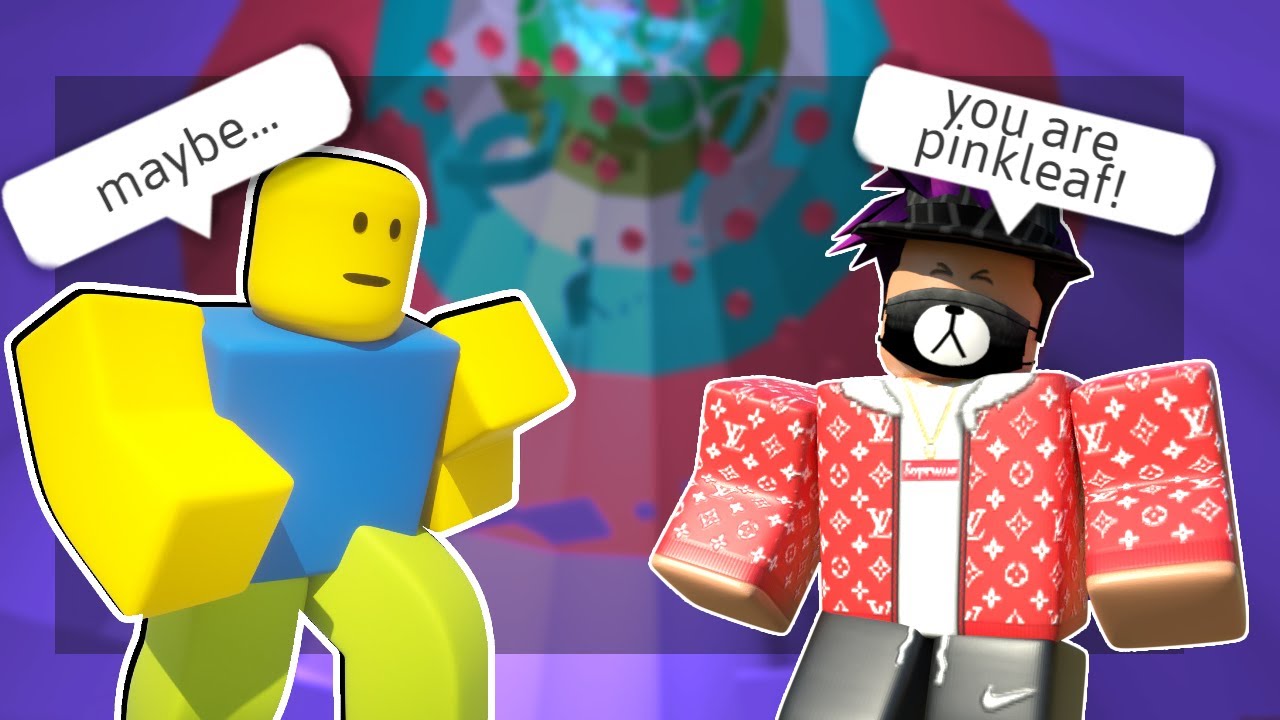 Fake NOOB races PLAYERS? They Called Me PinkLeaf?!? | ROBLOX - YouTube