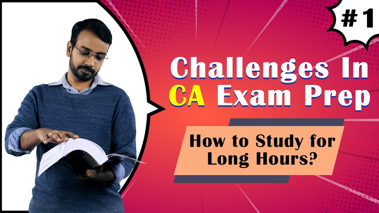 CA Exams!! | How to study for Long Hours | Challenges Series - YouTube