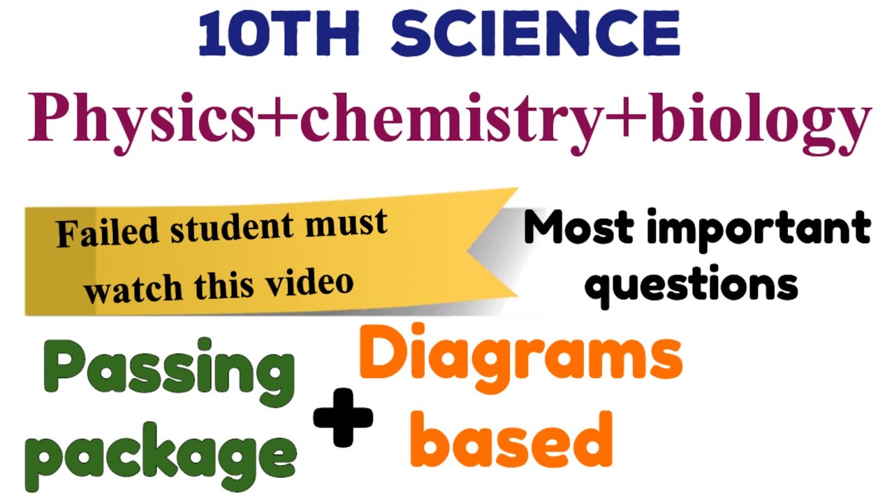 Science important questions class 10 2023| SSLC supplementary Exam ...