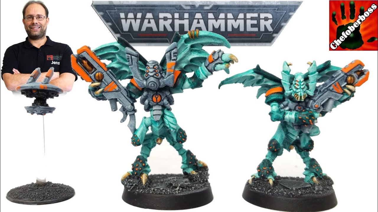 Tau Vespiden für Warhammer 40k einfach bemalen - Bemal Tutorial für ...