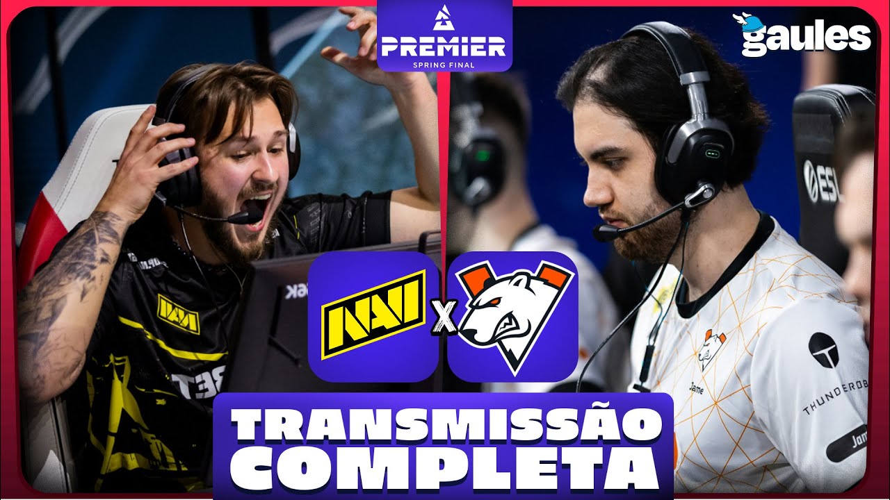 NAVI X VIRTUS PRO - BLAST Premier Spring Final 2024 - TRANSMISSÃO ...
