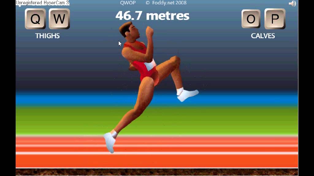 QWOP 100m走 speedrun (1:31) - YouTube