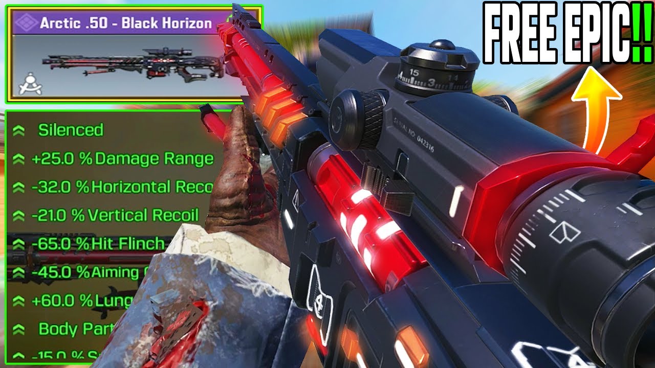 Free Arctic .50 - Black Horizon Gunsmith!! This Arctic .50 Gunsmith Taking Over Cod Mobile ...