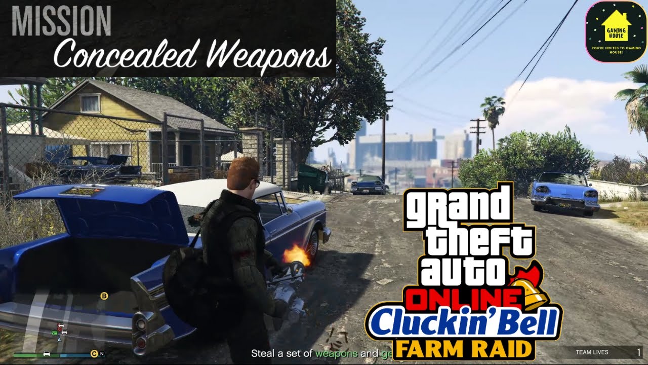 GTA Online Cluckin Bell Heist Concealed Weapons | Cluckin Bell Farm ...