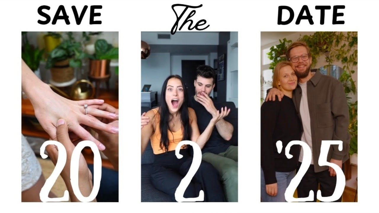 SAVE THE DATE video editing - Marriage date fix video - YouTube