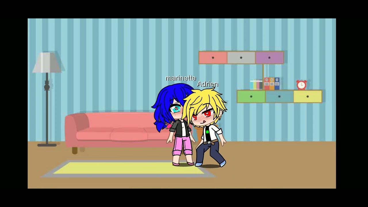marinette x vampire adrien - YouTube