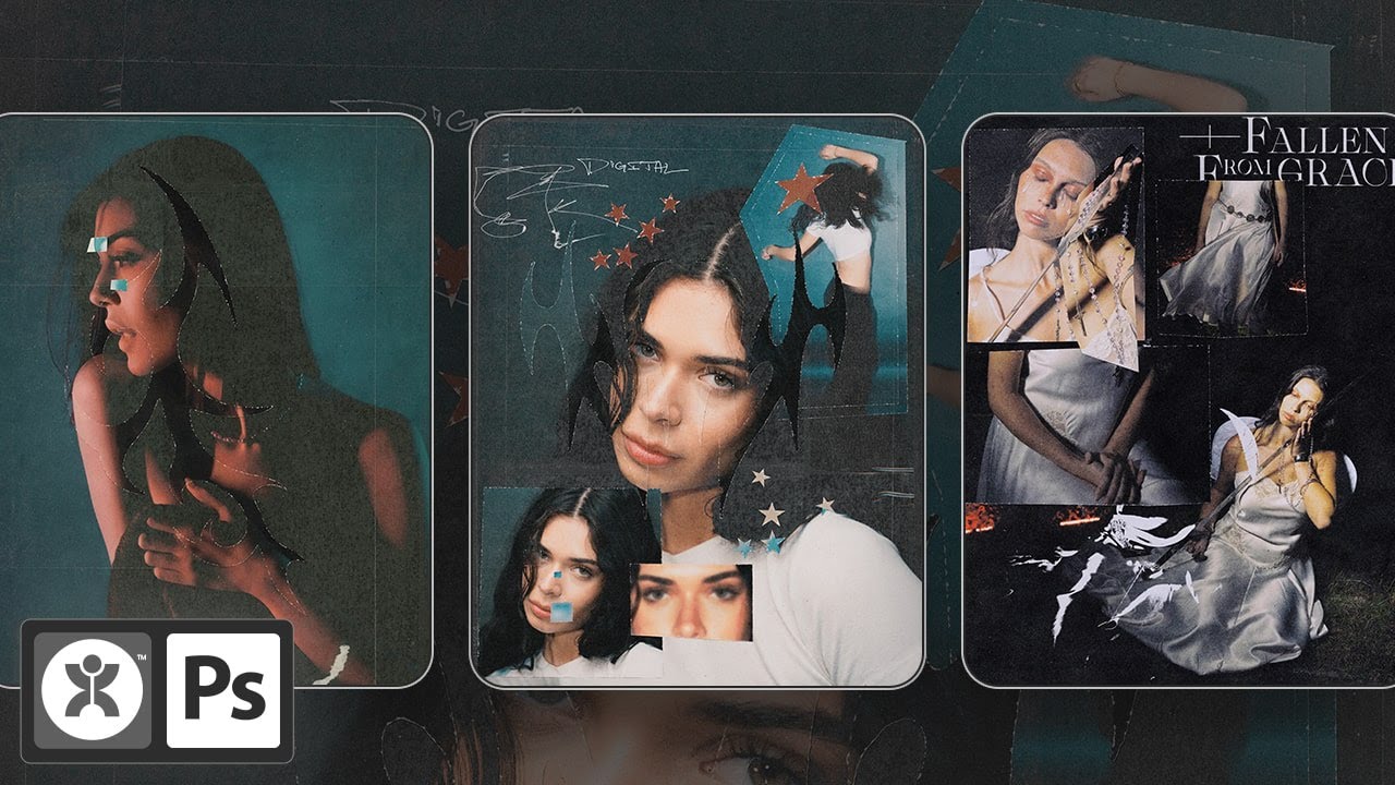 How To Create The Printed & Scanned Collage Look Digitally | Mixed ...