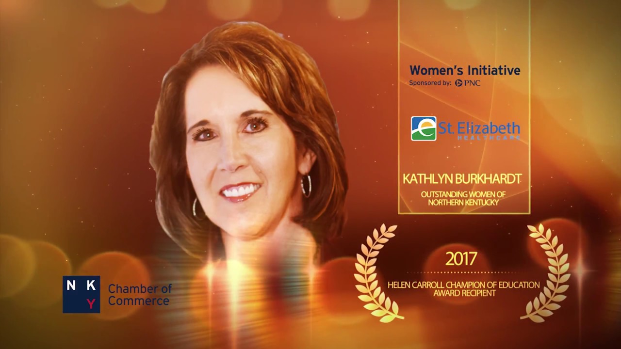 Kathy Burkhardt, 2017 Helen Carroll Champion of Education - YouTube