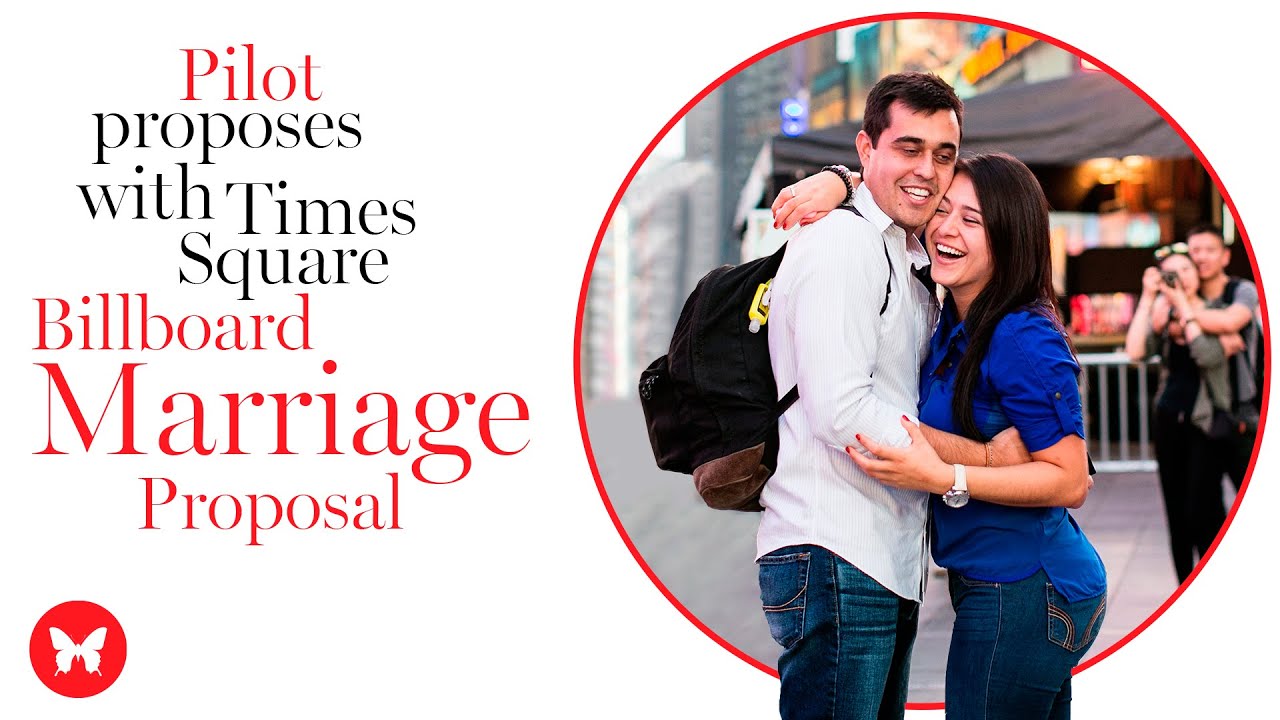 Airline Pilot proposes in an emotional surprise #marriageproposal in ...