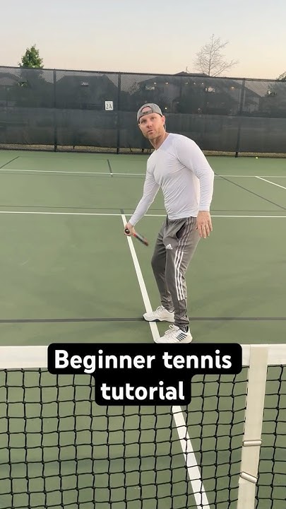 Beginner tennis tutorial #tennis #forehand #backhand #tennisdrills - YouTube