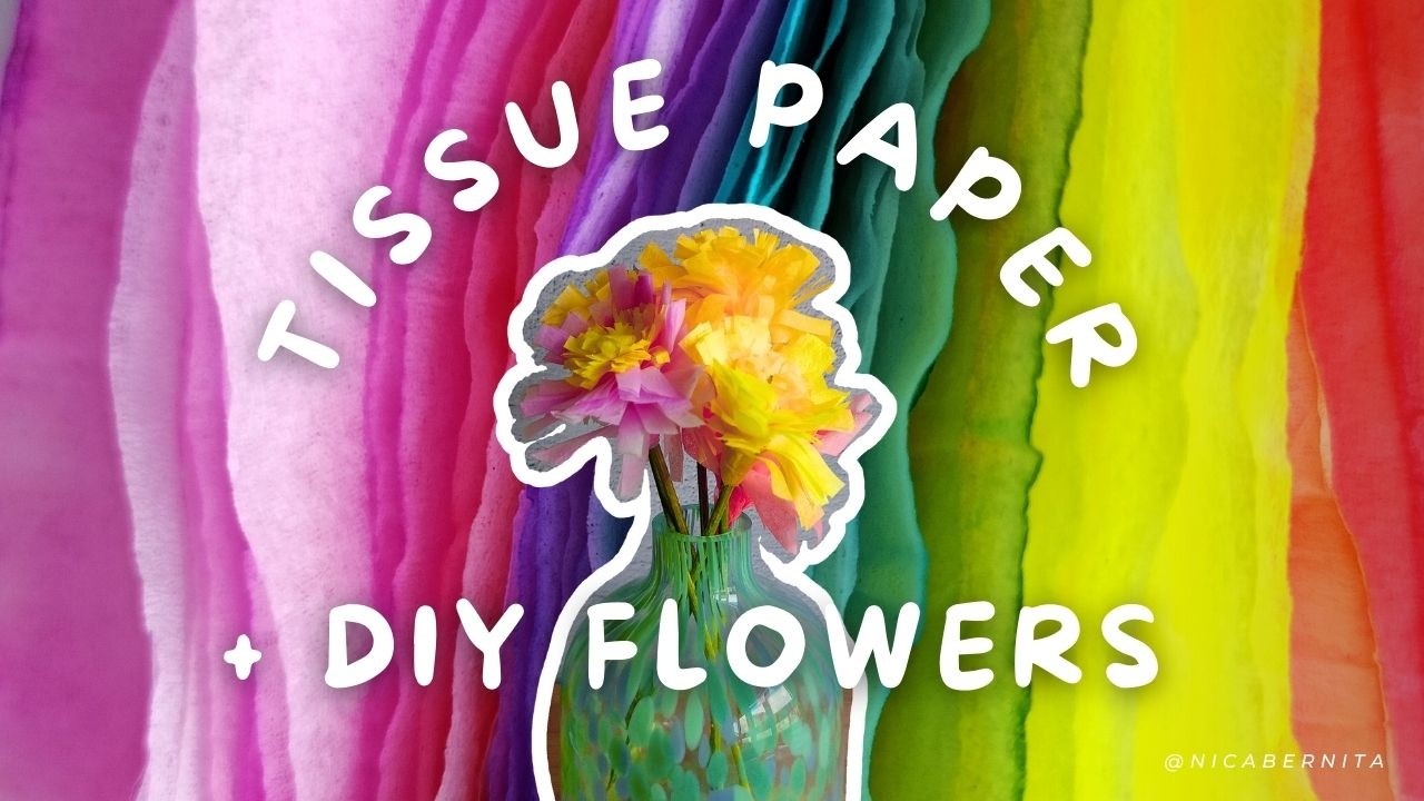 HOMEMADE TISSUE PAPER FOR CRAFTS DIY CREPE PAPER FLOWERS DANDELION homemade-tissue-paper-for-crafts-diy-crepe-paper-flowers-dandelion