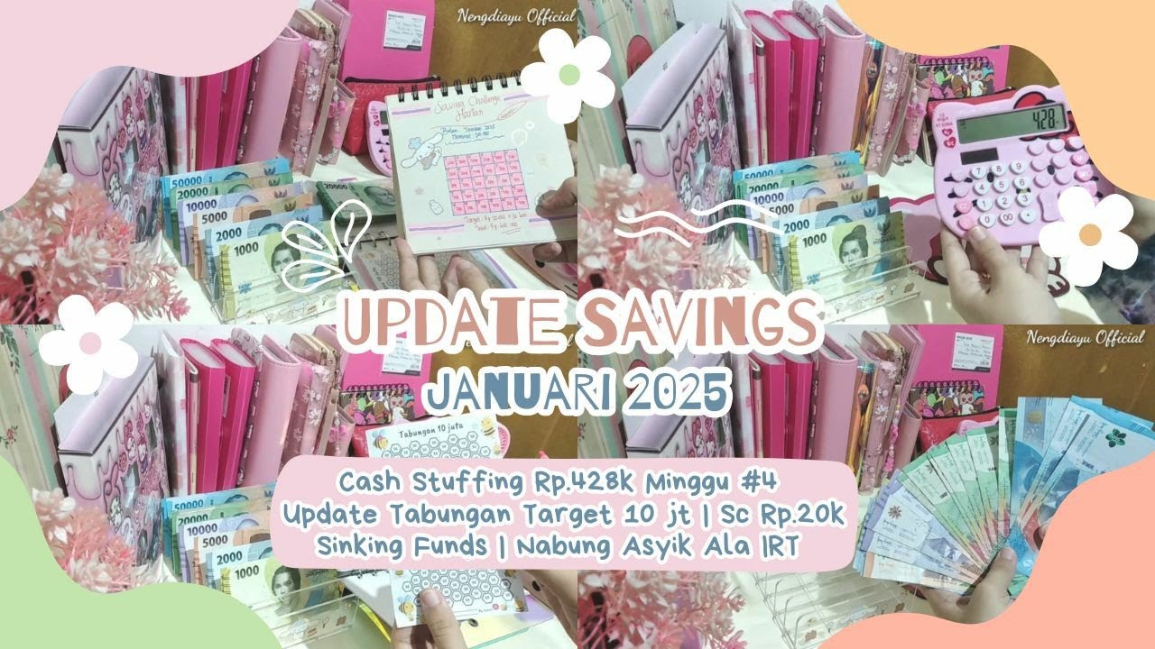 UPDATE TABUNGAN Minggu #4 Januari 2025 | Target 10 Juta | Saving ...