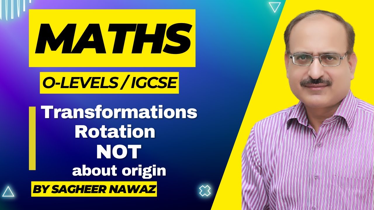 Rotation not about origin I Two methods I Clockwise and anticlockwise I ...