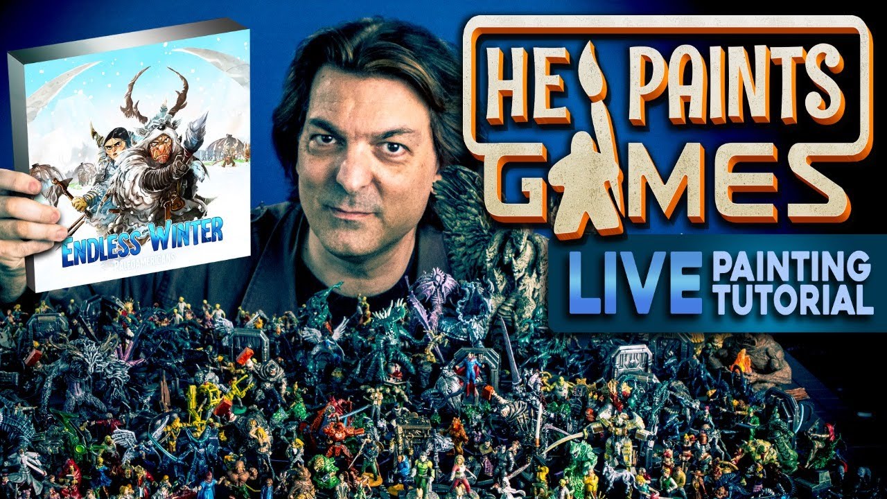 He Paints "Endless Winter" - YouTube