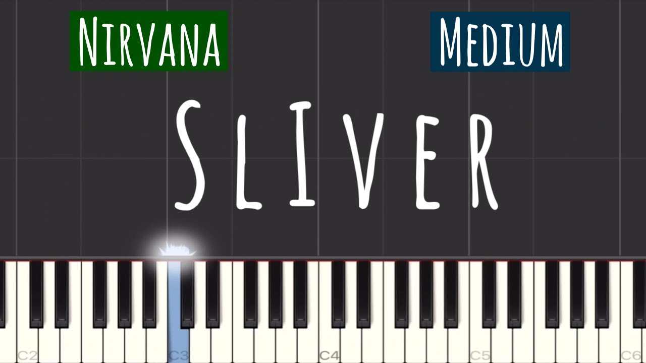 Nirvana - Sliver Piano Tutorial | Medium - YouTube