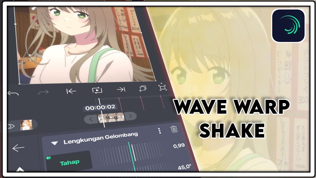 Wave Warp Shake Tutorial | Alight Motion - YouTube