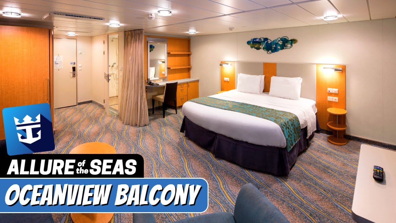 Allure of the Seas | Accessible Oceanview Balcony Tour & Review 4K ...
