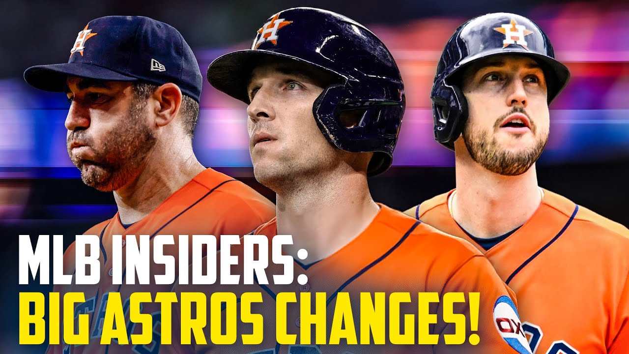 MLB insiders projecting SEISMIC Houston Astros roster shakeup - YouTube