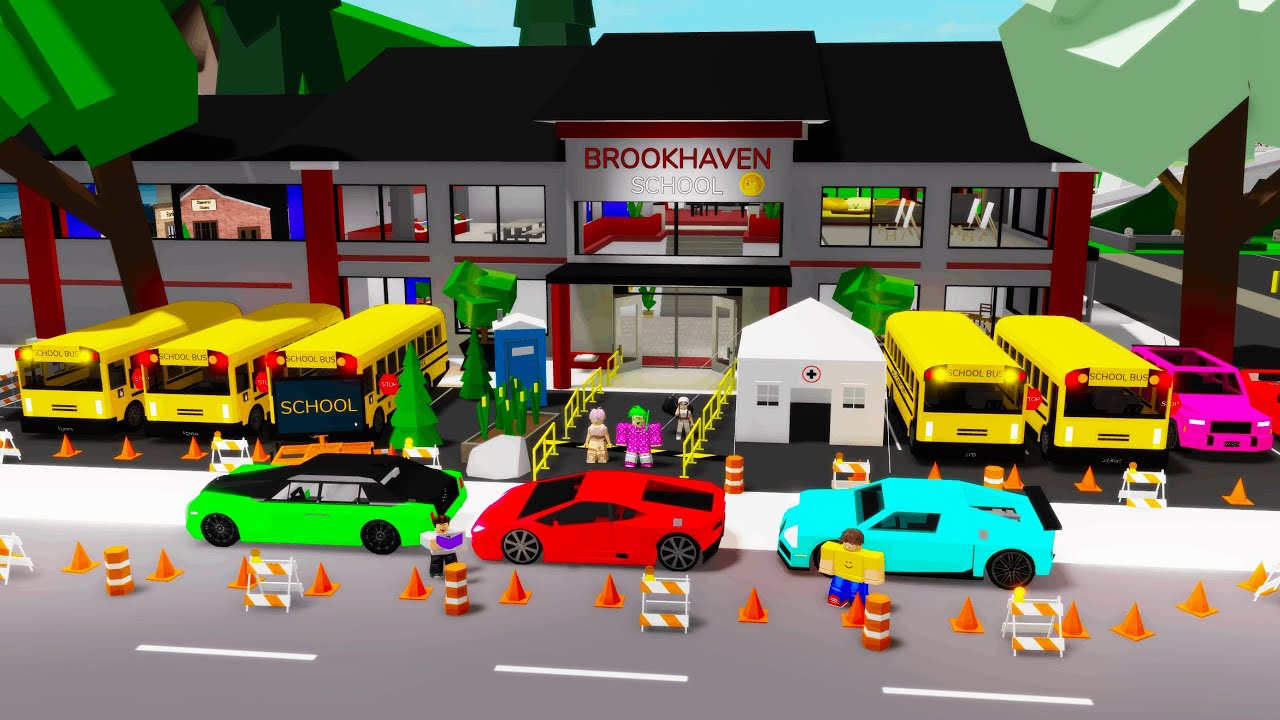 SCHOOL IN BROOKHAVEN RP! - YouTube
