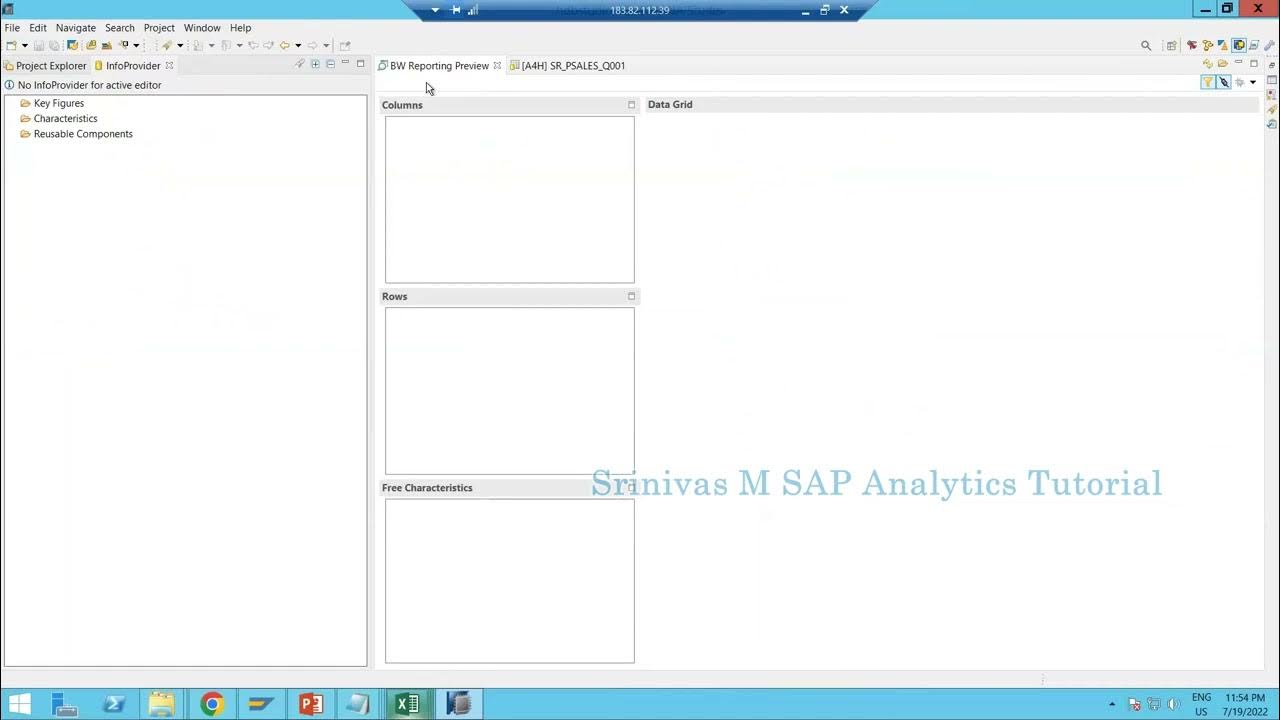 19 Bex Query Introduction Rows, Columns, Free Char Sections - YouTube