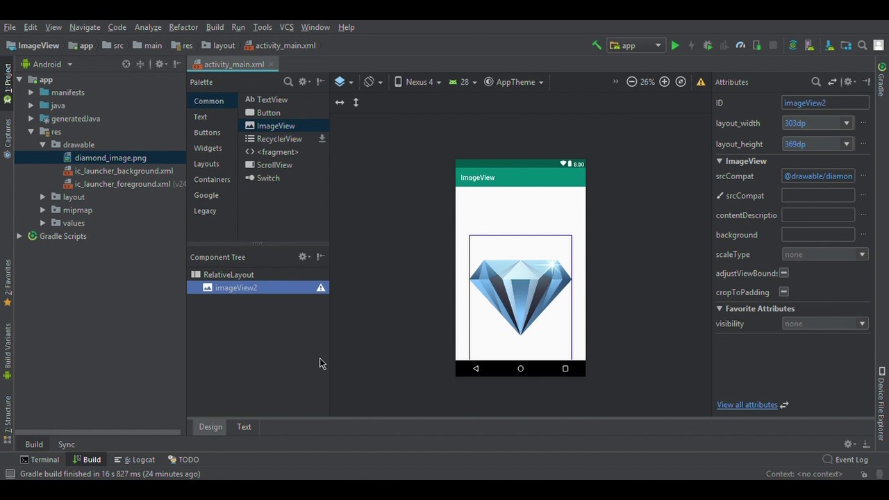 How to add graphics in your app - Android Developing Tutorial 01 - YouTube