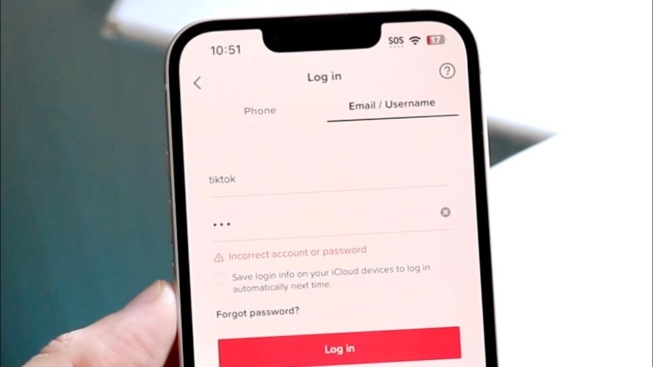 How To FIX Incorrect Account Or Password On TikTok! - YouTube