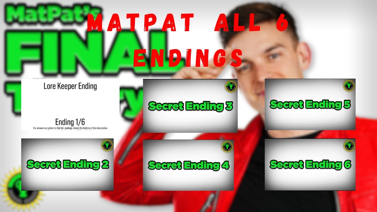 MatPat Game Theory Finale All 6 endings - YouTube