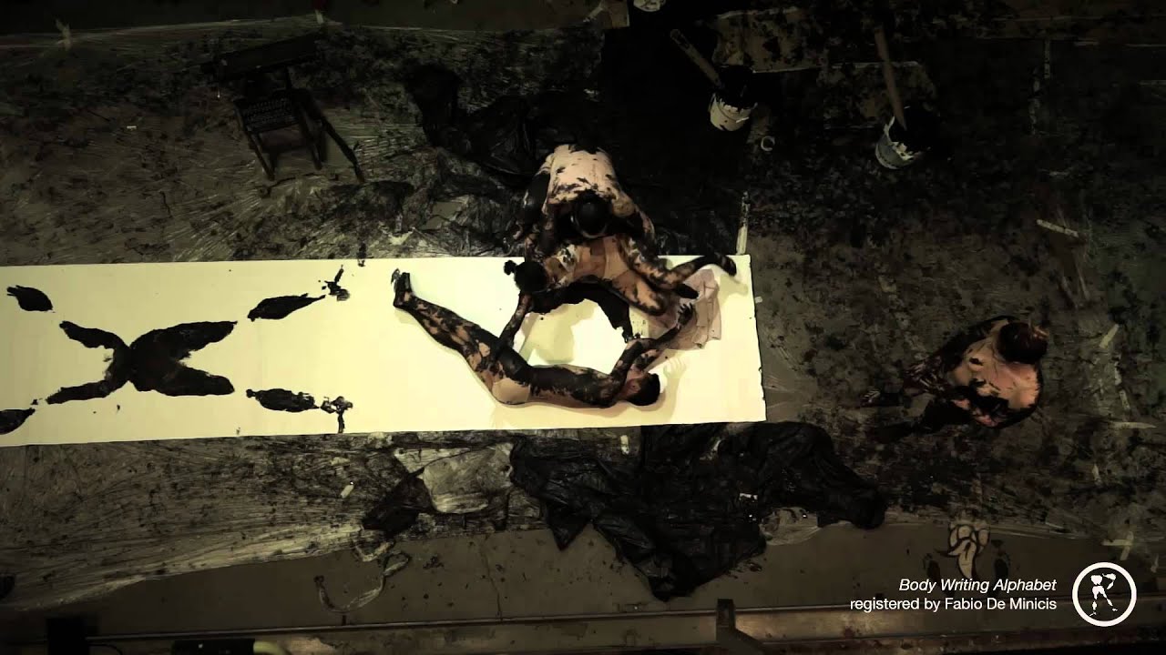 Body Writing Alphabet - YouTube