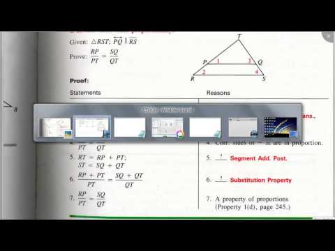 Geometry 7.6 Proportional Lengths