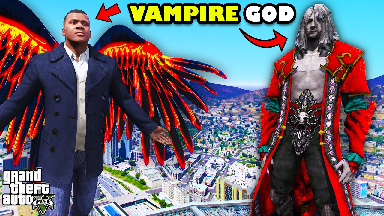 Franklin Become a VAMPIRE GOD in GTA 5 | SHINCHAN and CHOP - YouTube