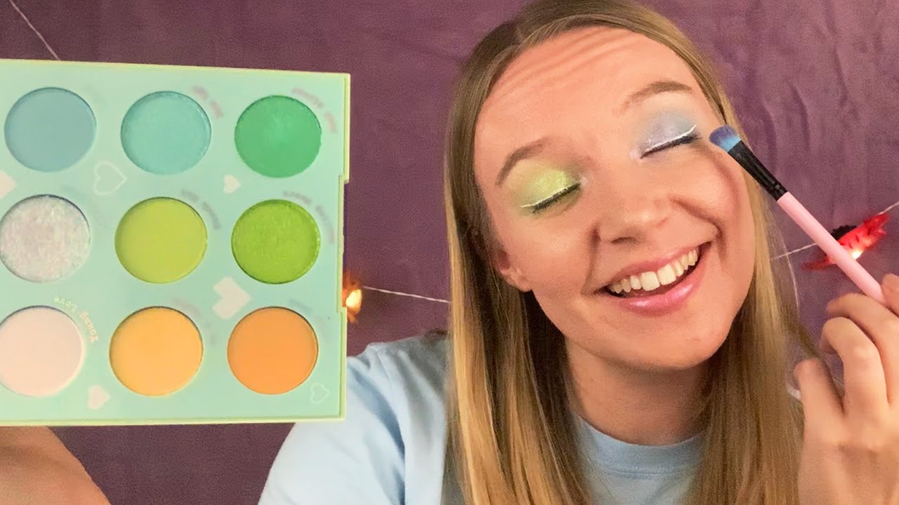ASMR Doing My Makeup (Whispered Livestream) - YouTube