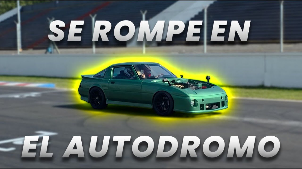 De una a la pista!!! Y rompimos todo!! Mazda RX7 swap K24 - YouTube