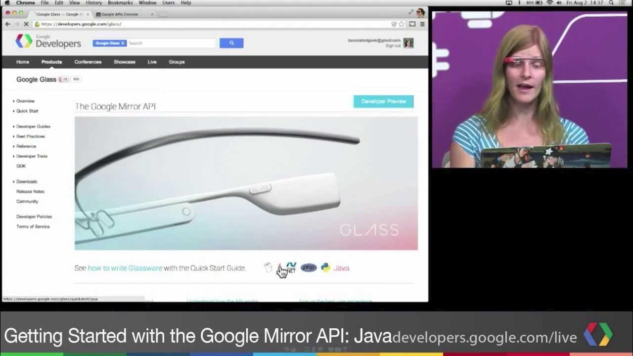 Getting started with the Google Mirror API: Java - YouTube