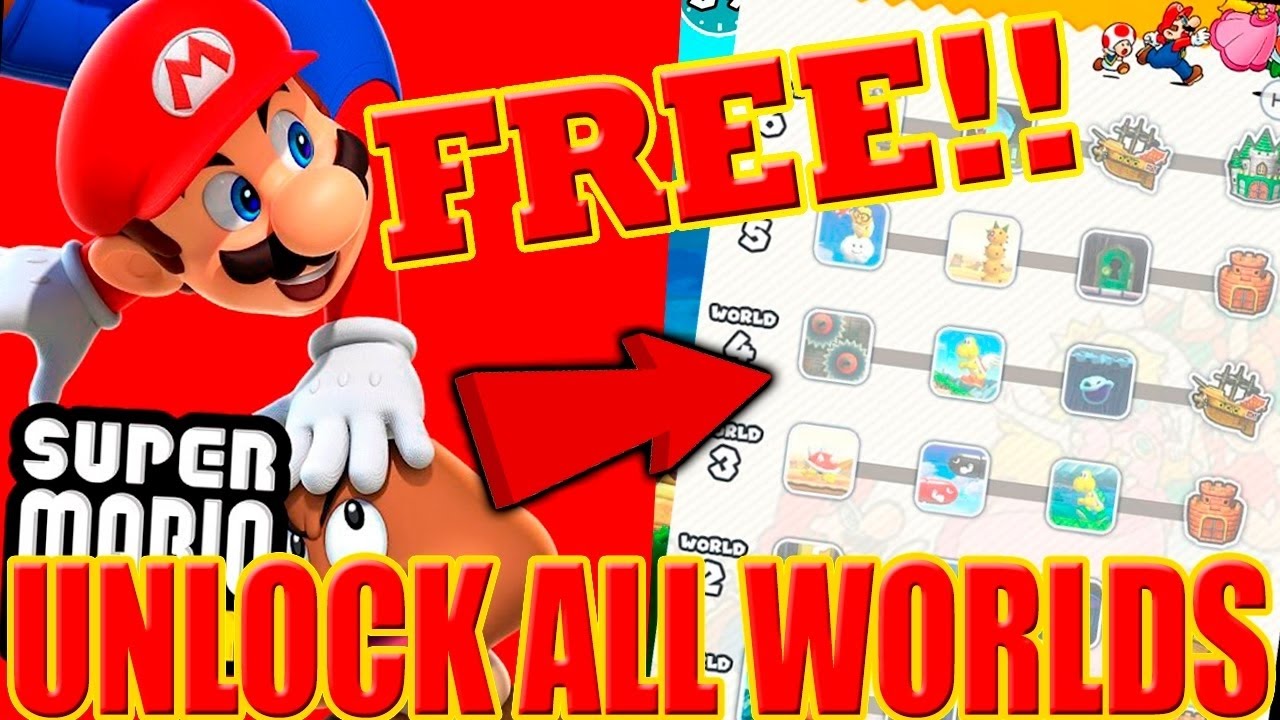 Super Mario Run Hack - Unlock All Super Mario Run Levels And Characters Free - YouTube