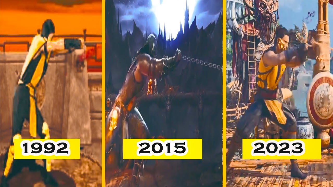 Evolution Of MK Get Over Here' Move || 1992 - 2023 | ' Scorpion - YouTube