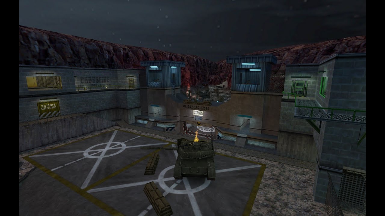 Counter Strike 1.6 Zombie Biohazard - za_crossfire_b7_zg gameplay - YouTube