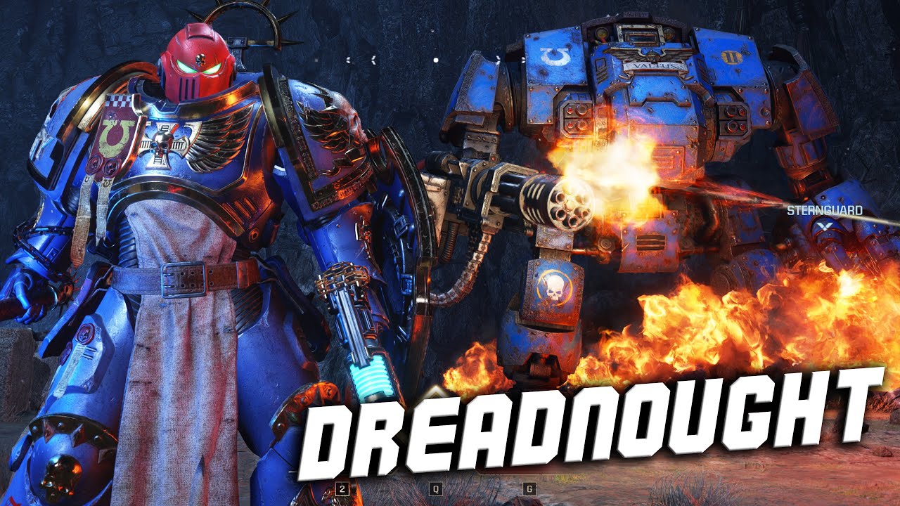 3 Ultramarines & DREADNOUGHT vs Thousand Sons - Warhammer 40k: Space ...